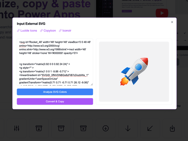 PowerIcons - Custom Icons for Power Apps | Free SVG Icon Library ...